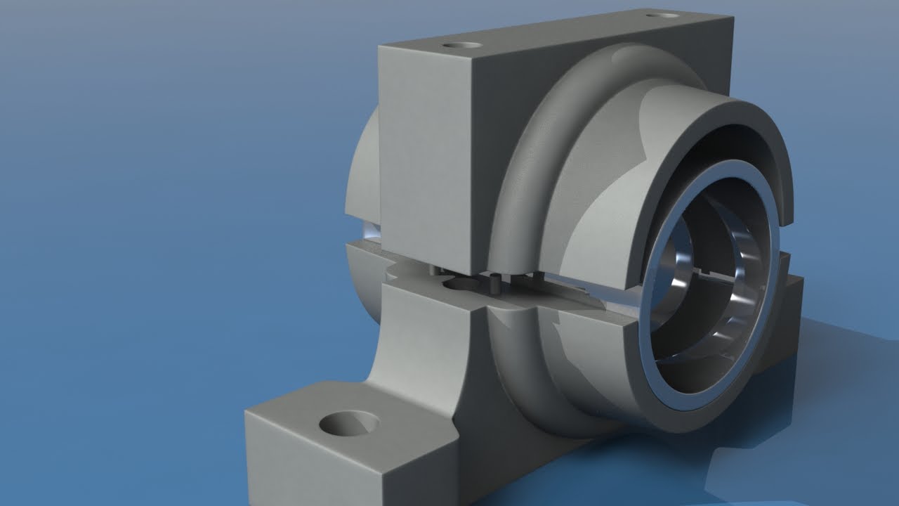 The Foundry MODO - Modeling a Bearing Block - YouTube