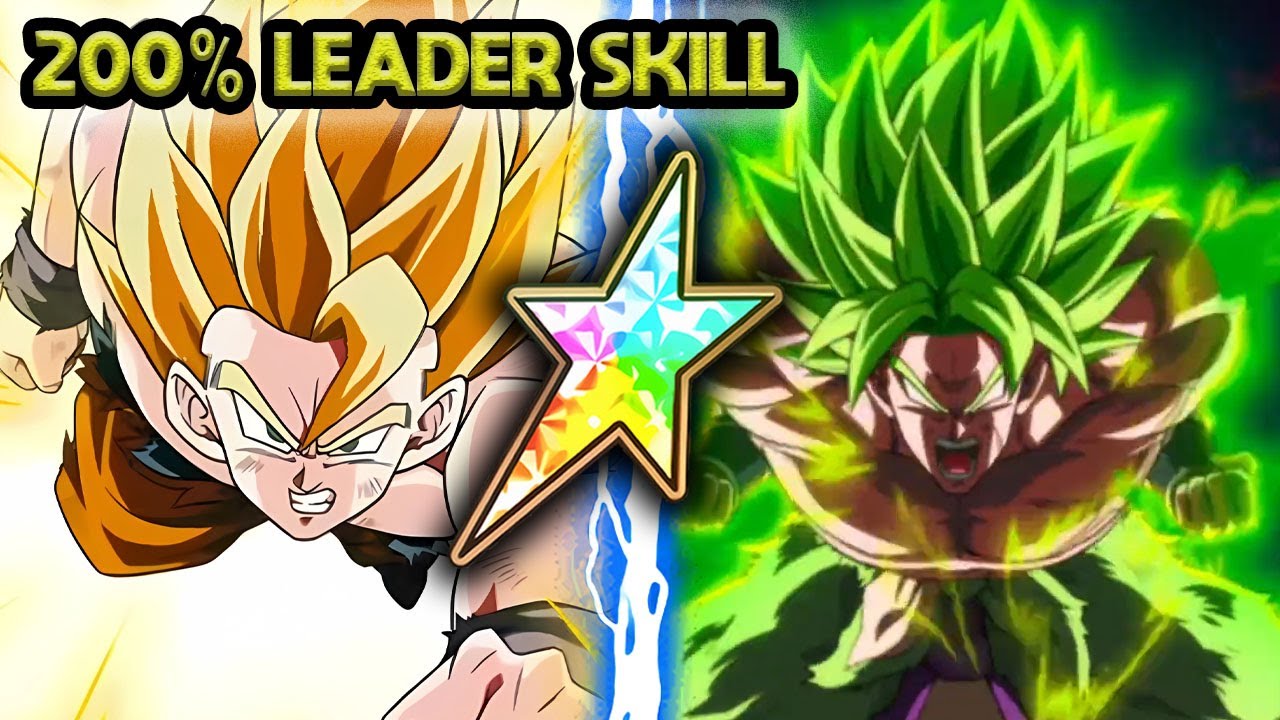 100% LR FULL POWER BROLY + LR SSJ GOKU, VEGETA & TRUNKS ROTATION ...