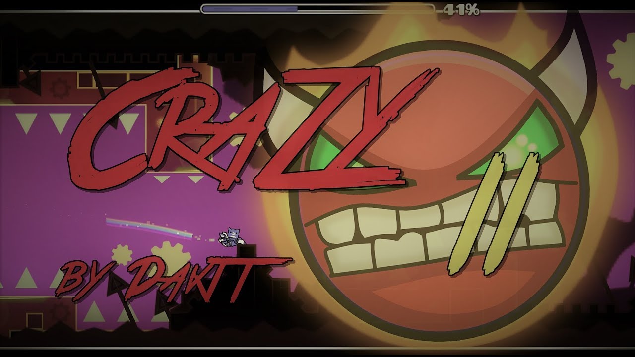 [크밥]CraZy의 2번째 CraZy II 100%!(Epic Hard Demon?) - YouTube