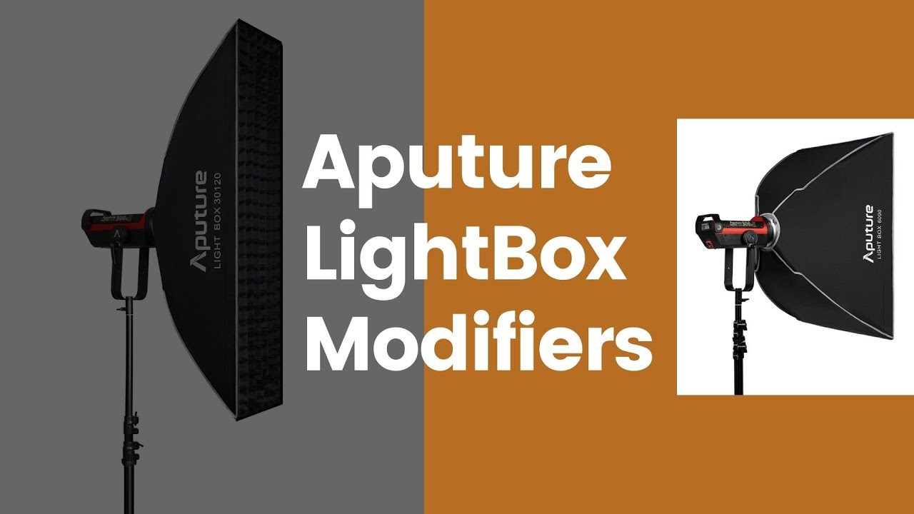 Aputure LightBox 30×120 & 60×90 II Bowens Mount || LightBox Modifiers ...