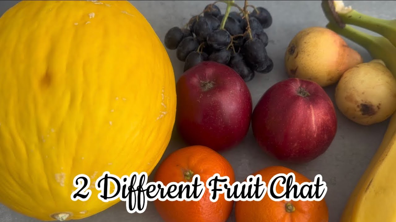 2 Different Fruit Chat || Healthy and Easy Recipes (Ramzan Special ...