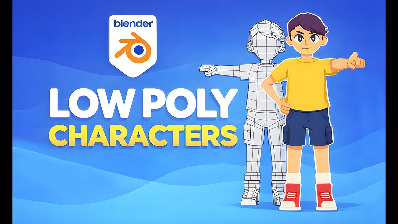 Creating Stylized Low Poly Characters in Blender - YouTube