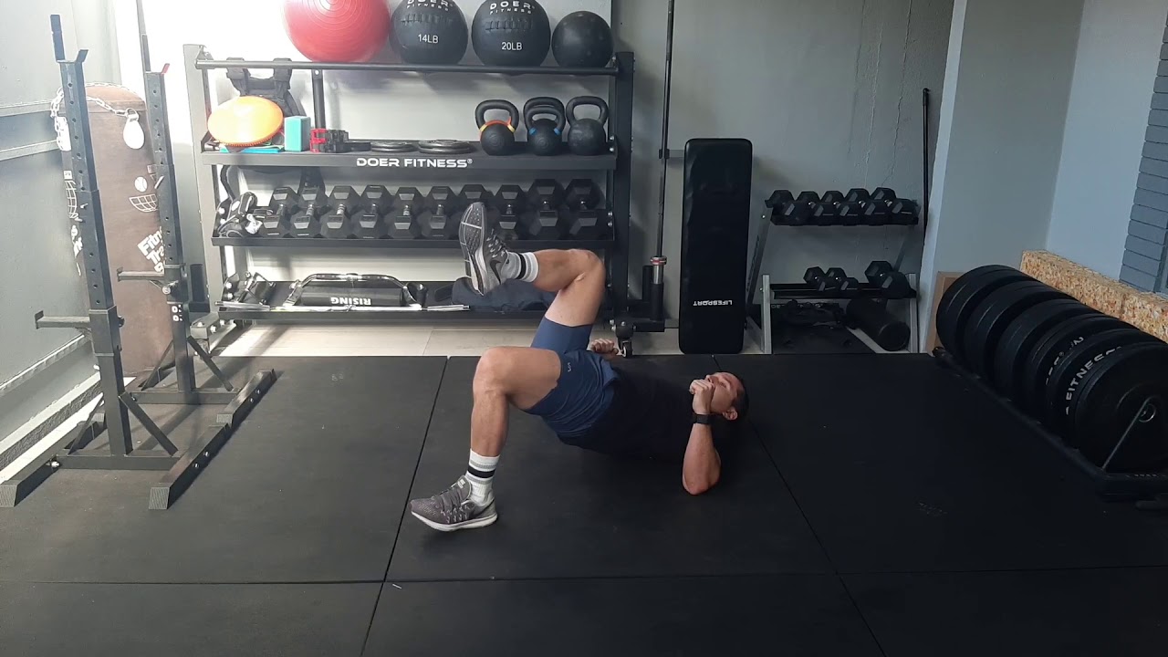 GLUTE BRIDGE MARCH - YouTube
