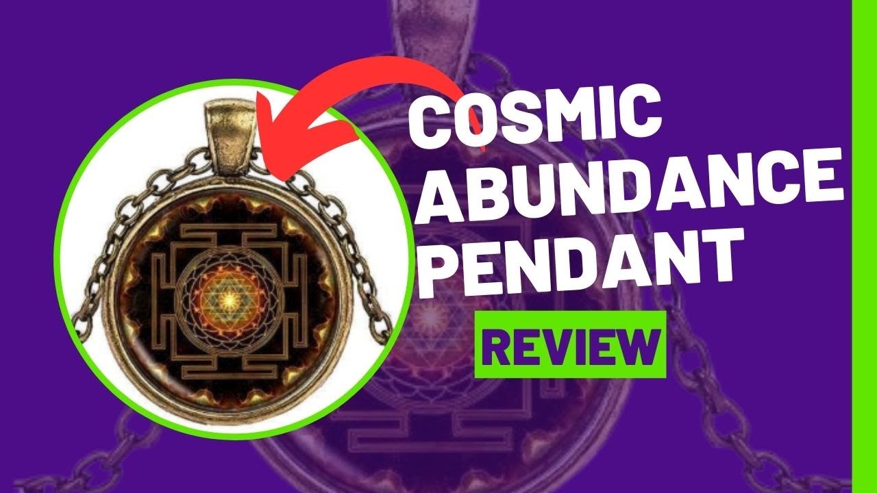 COSMIC ABUNDANCE PENDANT REVIEW – Sacred Geometry Manifestation Pendant ...