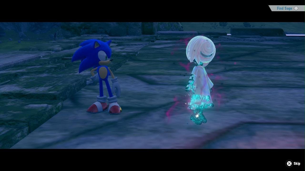 SONIC FRONTIERS powering the statues for a bridge - YouTube