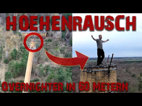 Adrenalin pur - extrem Overnighter auf 60 m Höhe ☠️😱 | Adventure Wanted 🤟🤙 - Lost Places