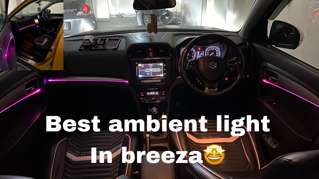 Cheap and best Ambient light for Breeza🤩 || RGB amient Light ...