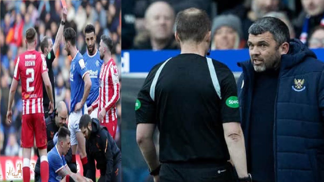 VAR CORRUPTION AT IBROX?! VAR GIFTS RANGERS PENALTY, SENDS OFF NICKY ...
