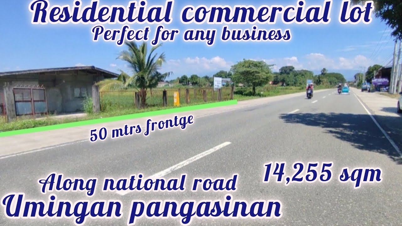 lot#374 commercial/ residential lot 14,255 sqm clean title along ...