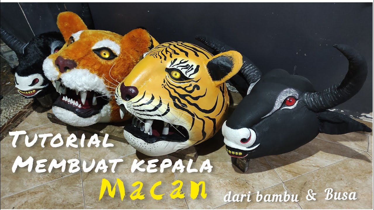 tutorial membuat kepala macan - YouTube