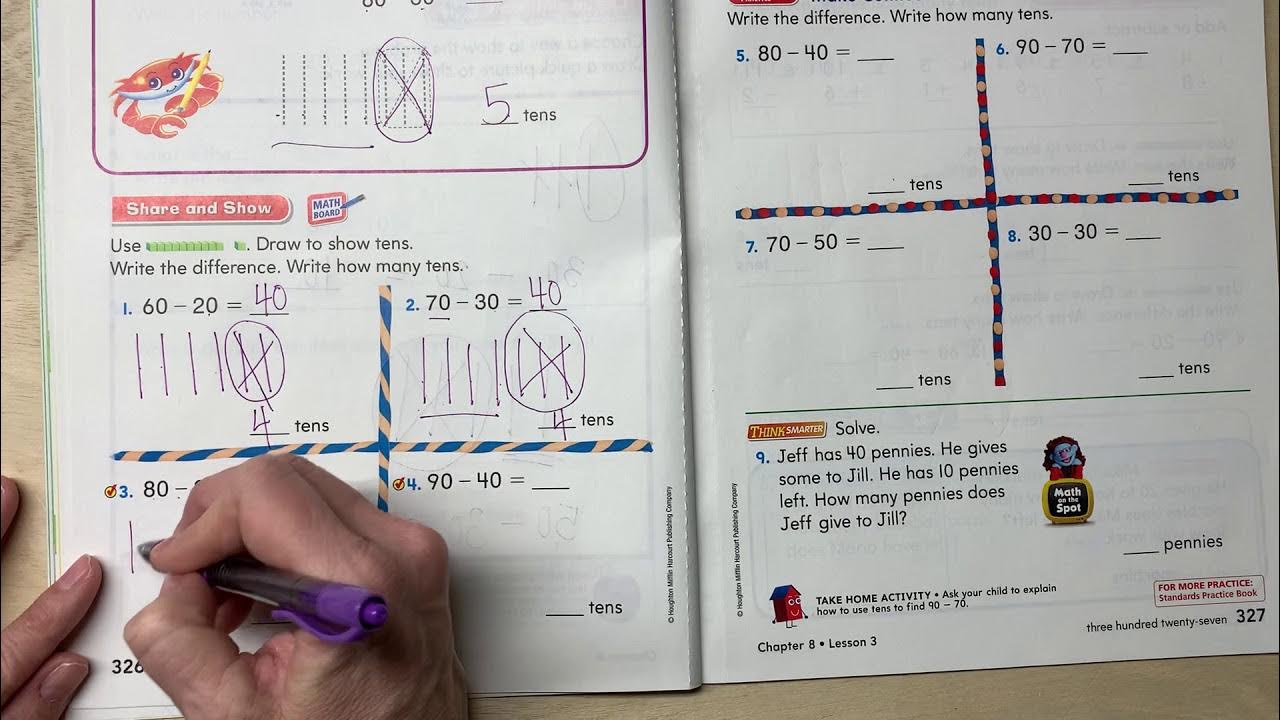 Go Math Chapter 8 Lesson 3 "Subtract 10s" - YouTube