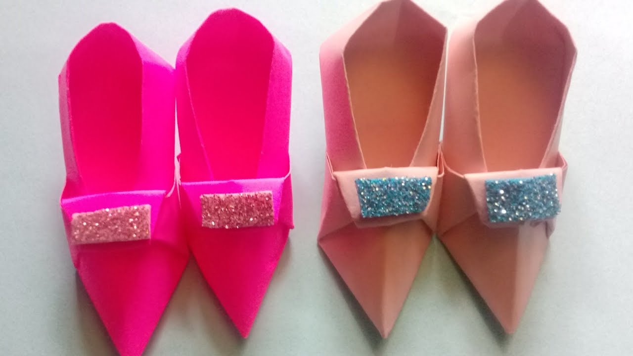 How To Make Paper Sandal For Doll /Paper Craft Ideas /Uniques Ideas ...