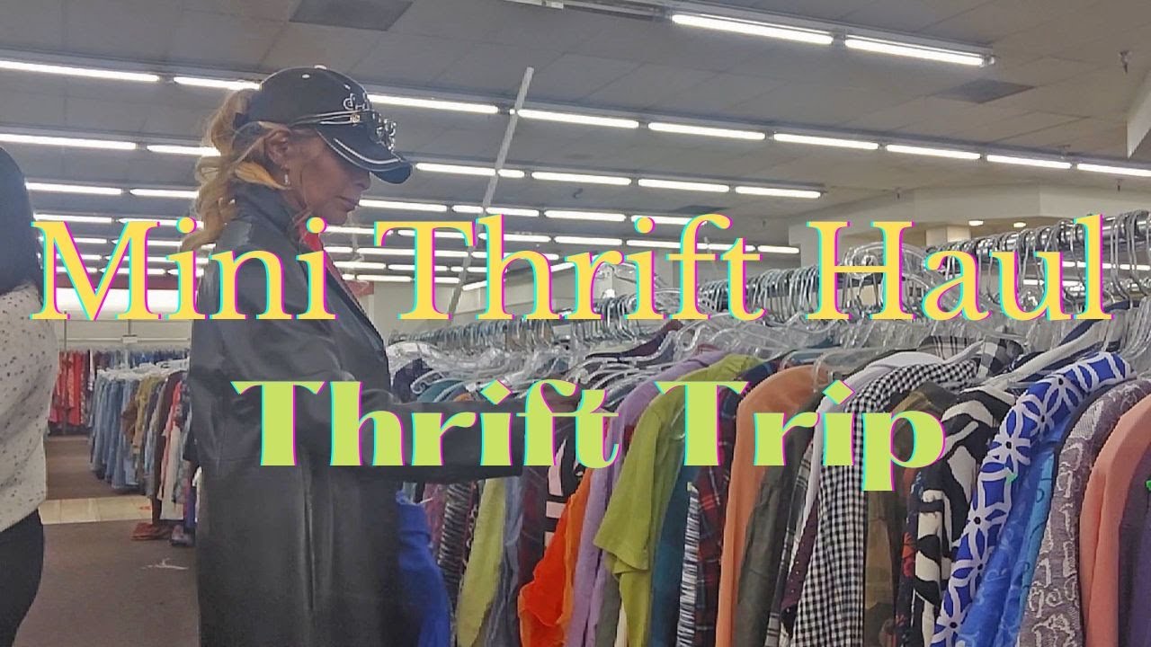 Mini Thrift Haul Vlogs #2 Thrift Store Trips l Brand New Pieces - YouTube