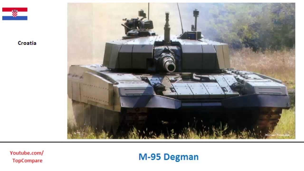 Sabra (tank) and M-95 Degman, Main Battle Tank specs comparison - YouTube