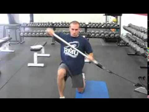 Split Stance Cable Lift - YouTube