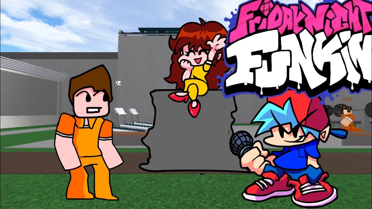 FNF mod prisión life android zip pocket engine - YouTube