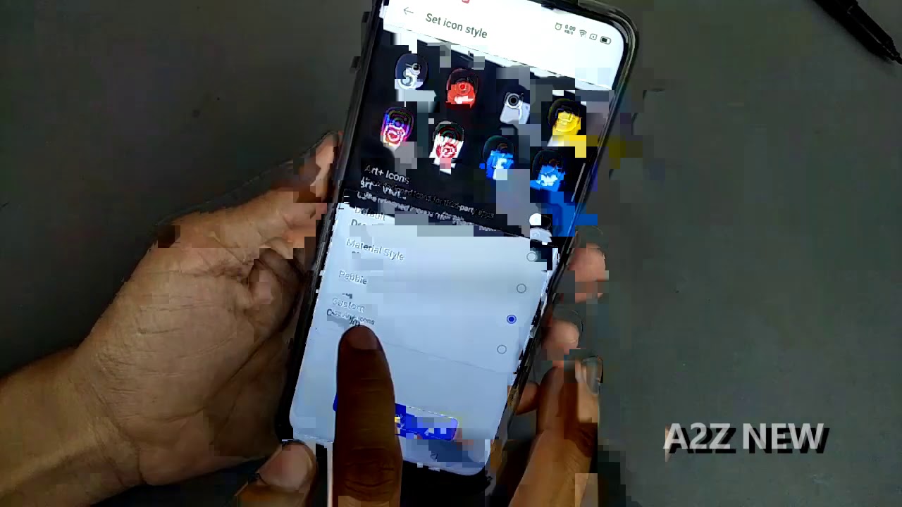How to change icon style in Realme UI,Realme icon settings,Realme icon ...