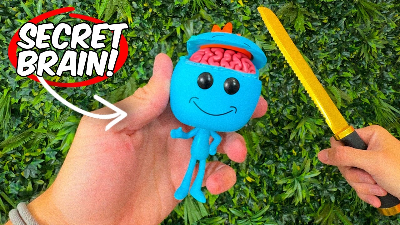 Secret Brain inside Rick and Morty Funkopops! - YouTube