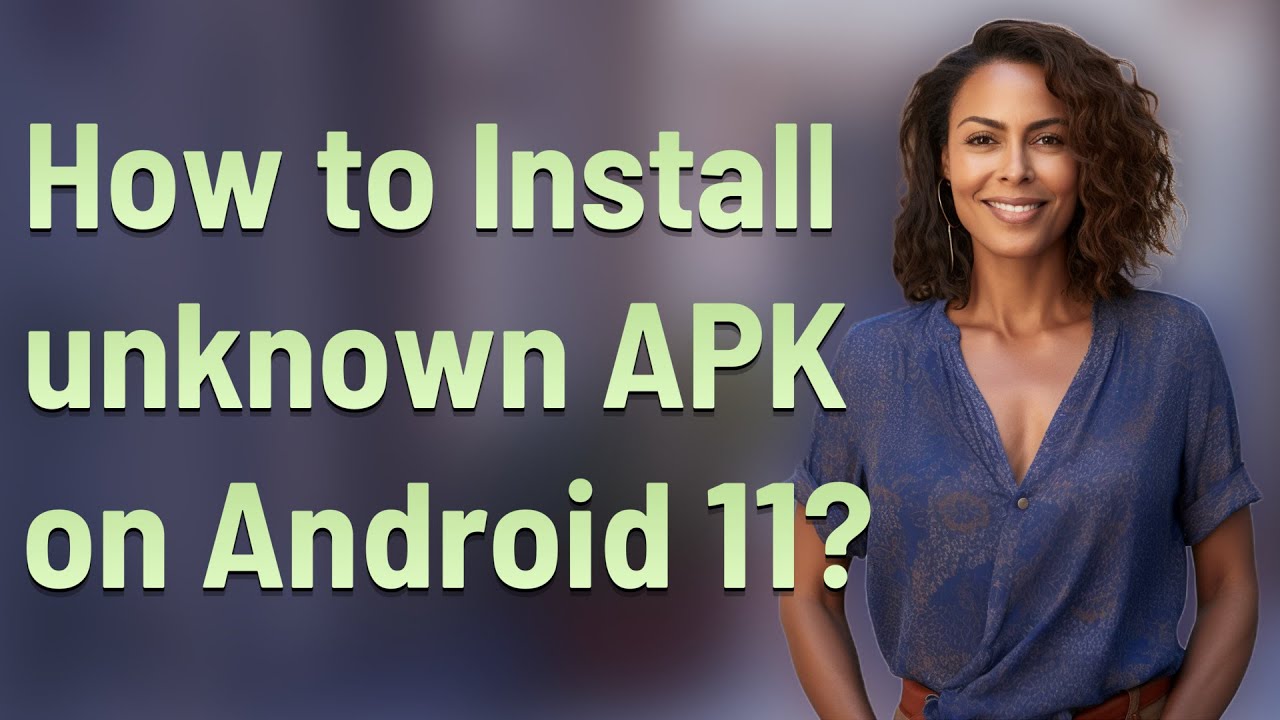 How to Install unknown APK on Android 11? - YouTube