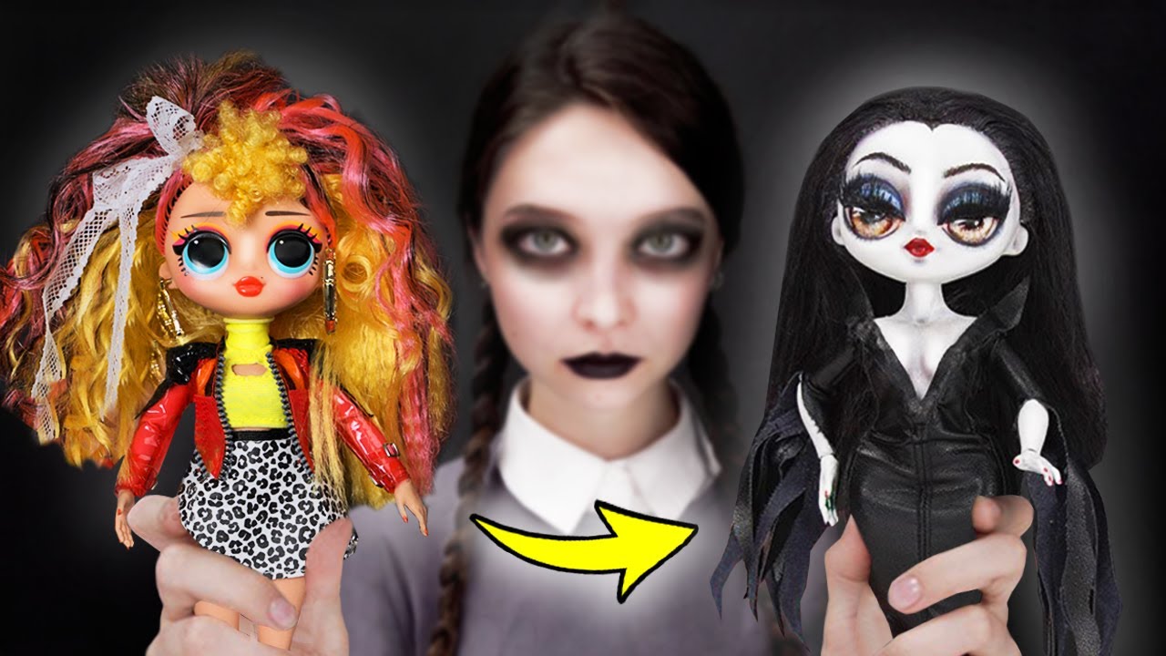 How To Make an Addams Family Character from an Ordinary Dol | Cool ...