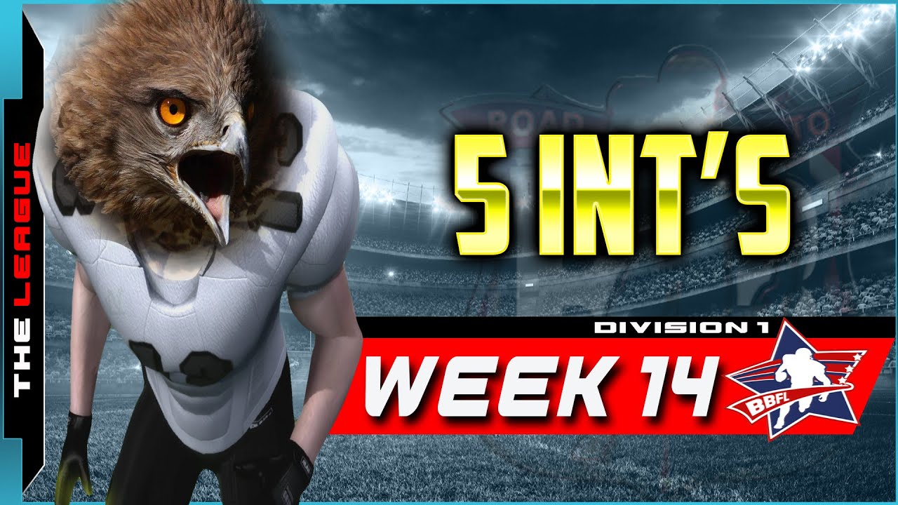 🏈 BALL HAWK MAFIA 5 INTERCEPTIONS!!! Road To Backbreaker (BBFL) Week 14 ...