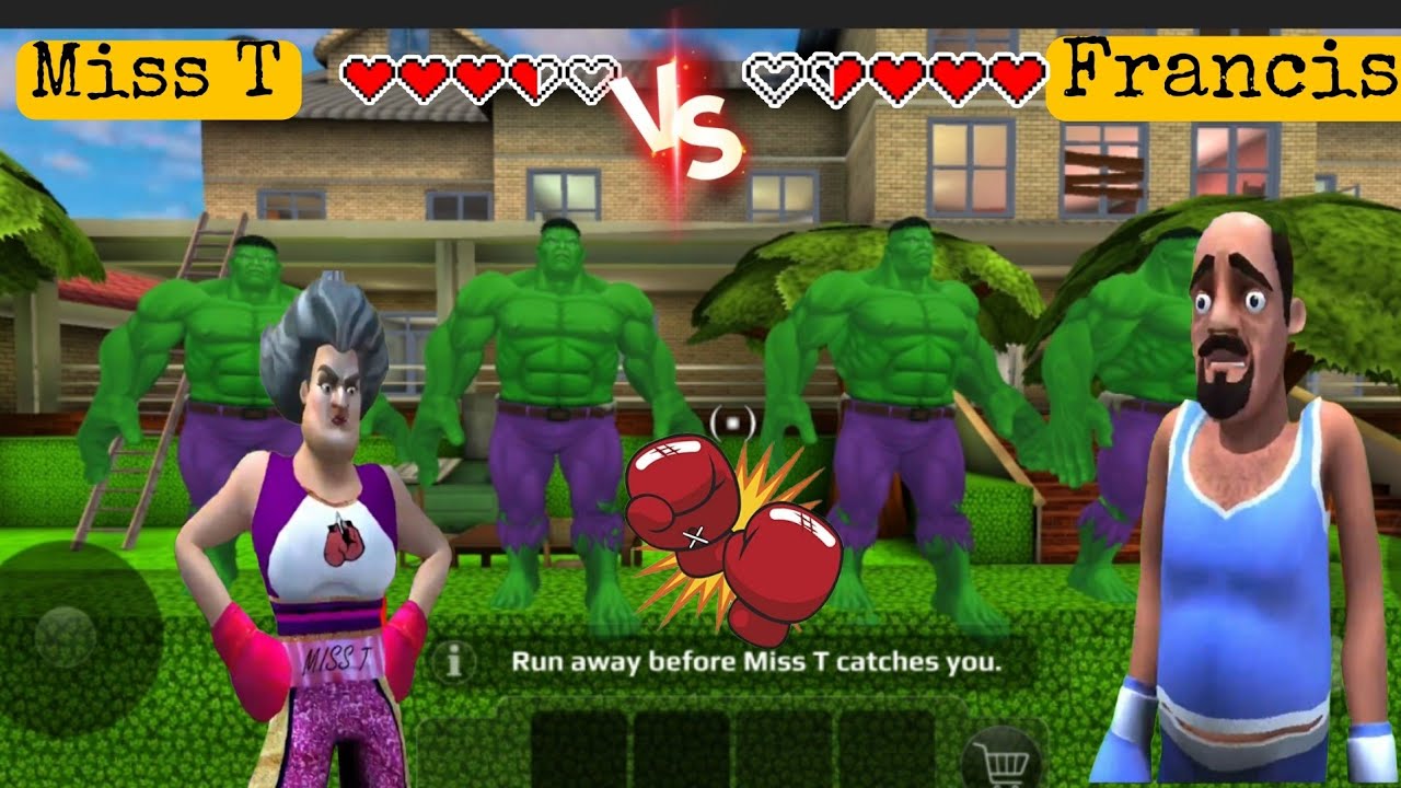 Ultimate Combat - Miss T vs Francis ring fight | Scary Teacher 3D Troll ...