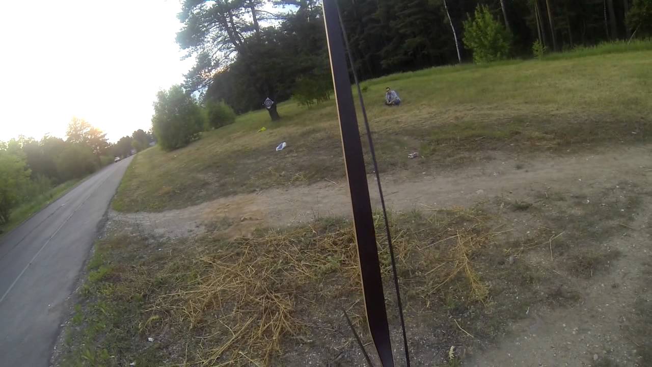 Samick SLB-69 (longbow) Shooting. 60 lbs - YouTube