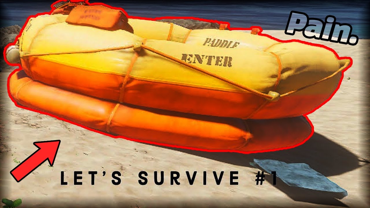 My Stupid Raft Got Stuck. I Have To Swim SMH | Stranded Deep PS4 | Lets ...