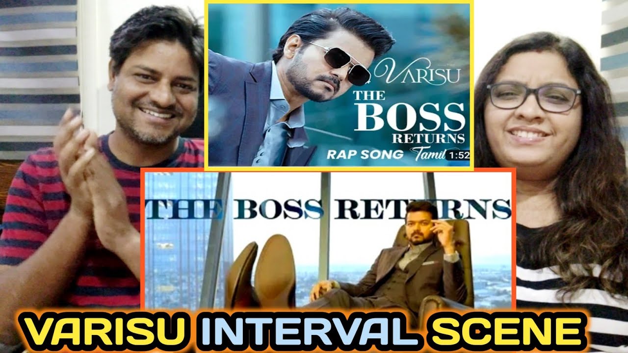 VARISU RAP SONG | VARISU MASS INTERVAL SCENE REACTION | THALAPATHY ...