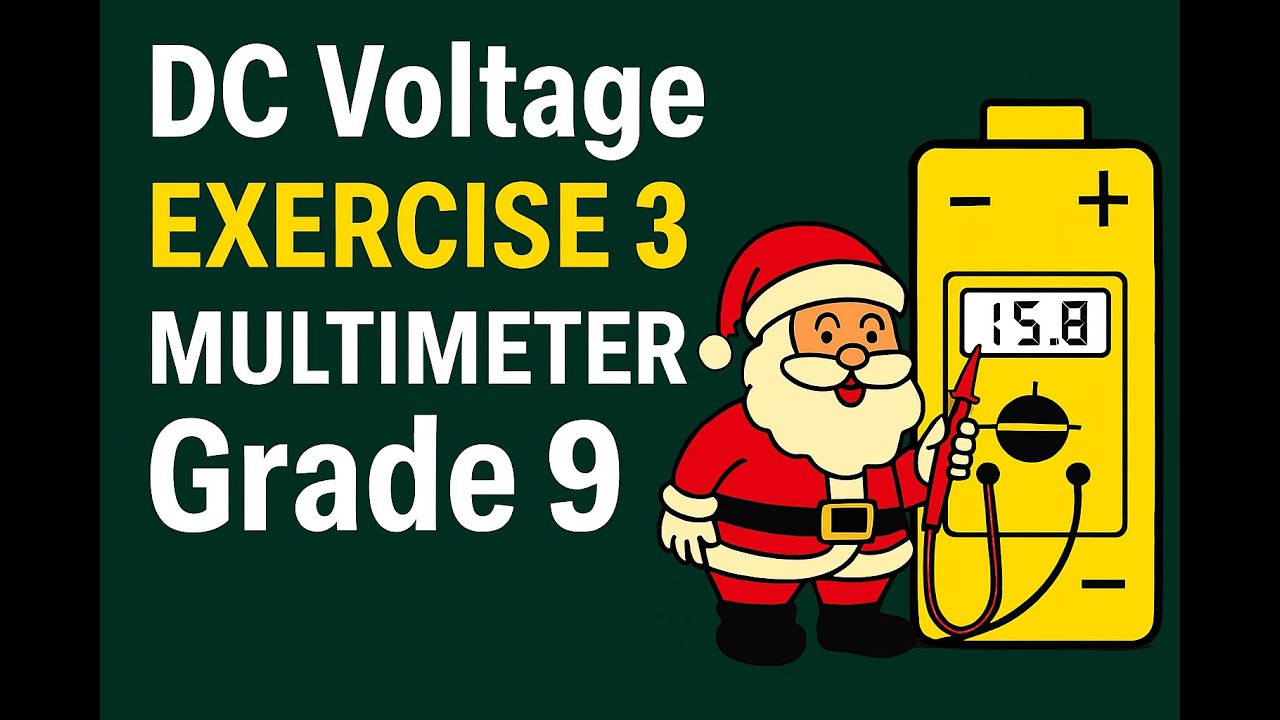 DC Voltage Exercise 3 Grade 9 | Multimeter - YouTube