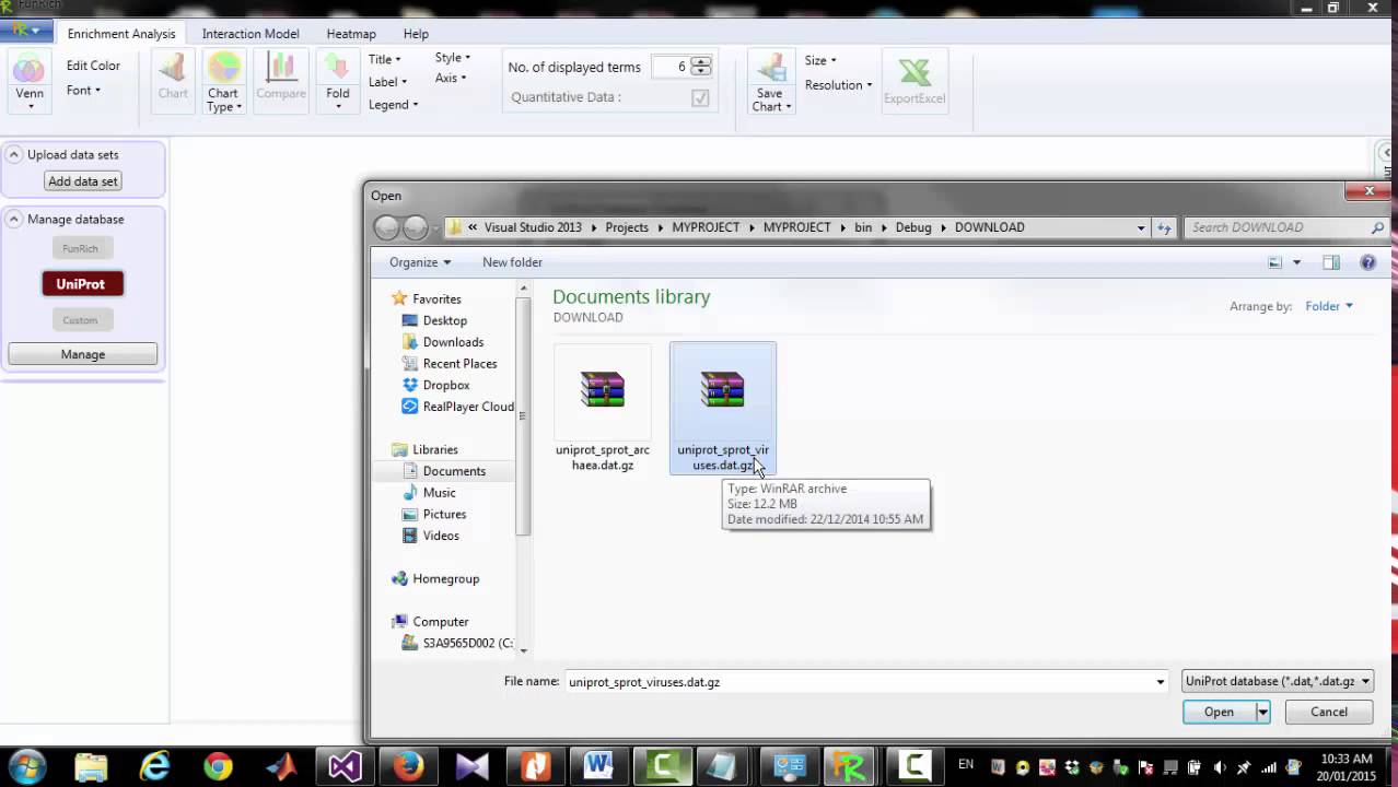 FunRich tutorial video: Using UniProt database to perform enrichment ...