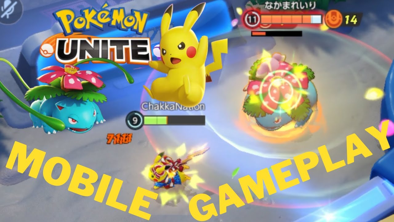 Pokemon Unite Mobile Game Play | First time ever - YouTube