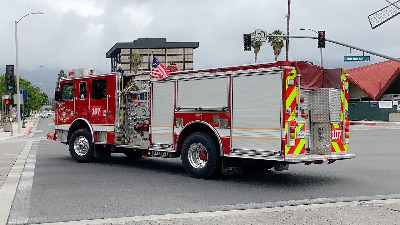 *FIRST CATCH* Arcadia Fire Dept. Engine 107 (Reserve) - YouTube