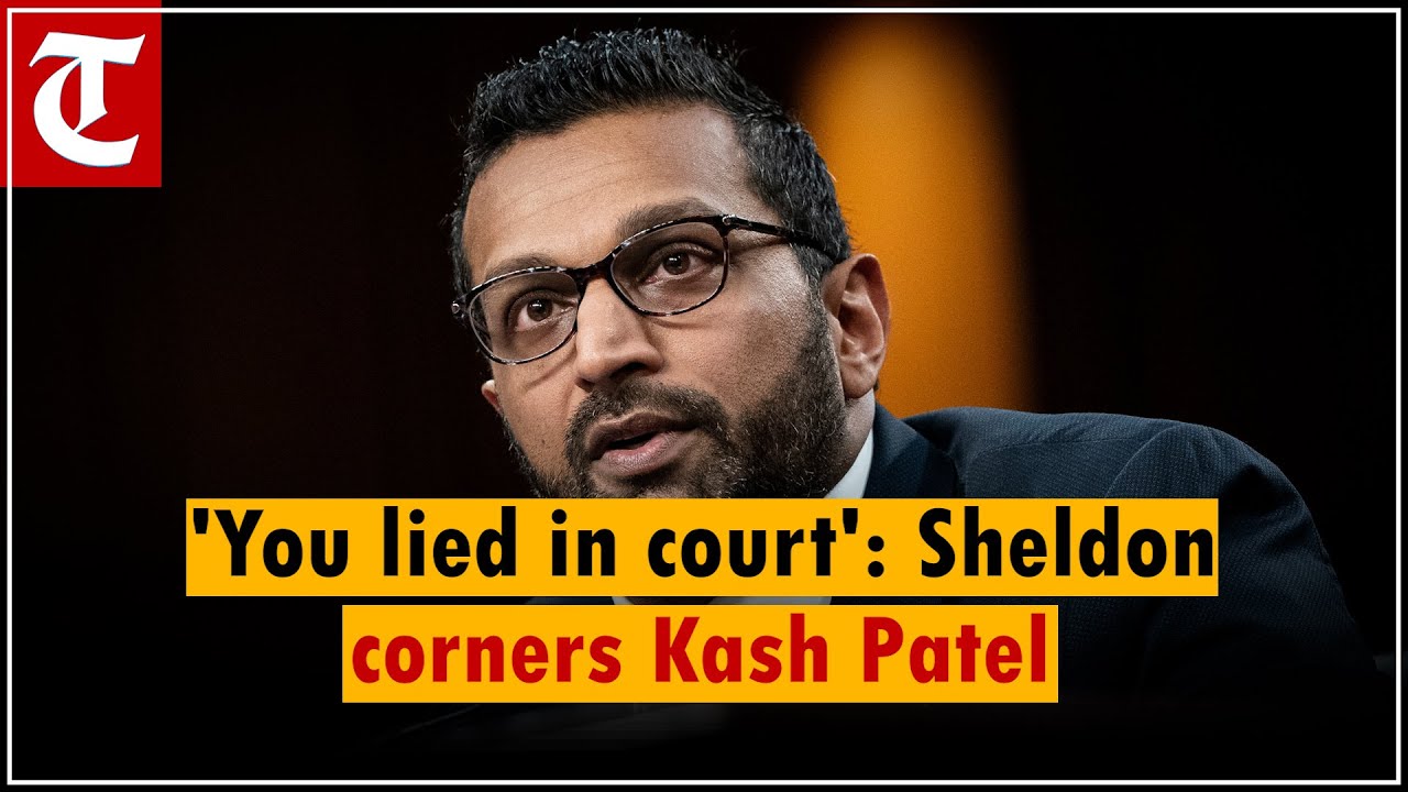 Senator Sheldon trains guns at Kash Patel over peddling conspiracy ...
