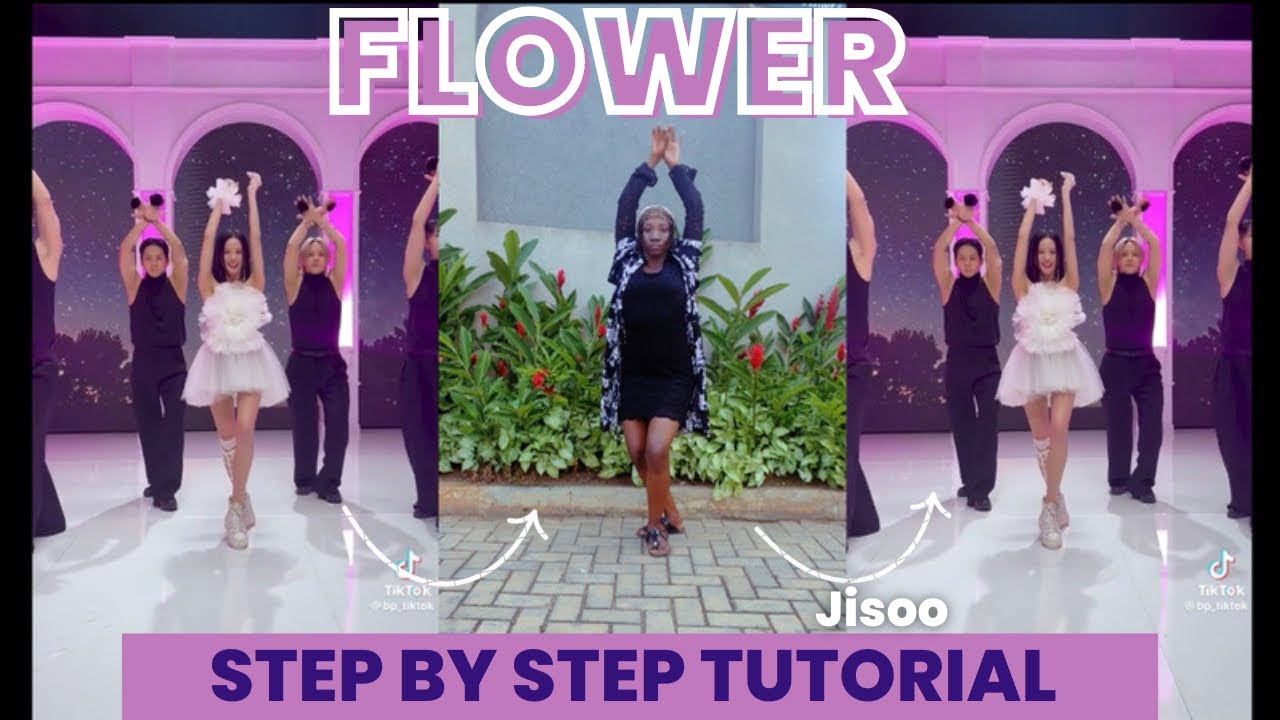 Jisoo (BlackPink) - Flower EASY DANCE TUTORIAL - YouTube