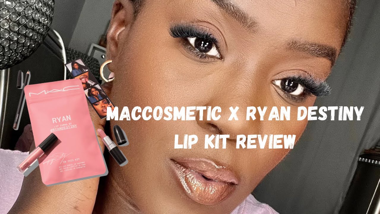 Lip Kit Review: MacCosmetic X Ryan Destiny lip kit review on dark skin ...