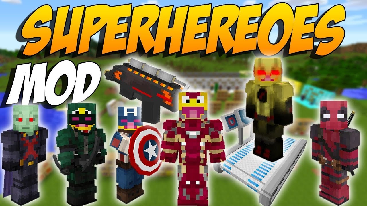 Minecraft Mods: OS MELHORES HERÓIS!! (SUPER HERO FISK) - YouTube