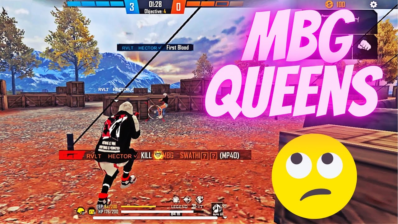 MBG Queens Guild Player in my Game 😳 #RevoltGamer1947 #freefire # ...
