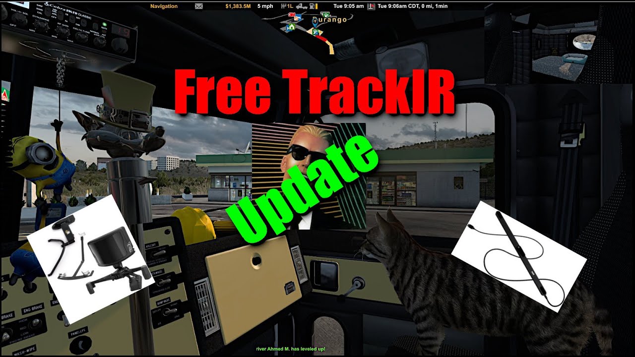 Update Free TrackIR for American Truck and Euro Truck Simulator 2 - YouTube