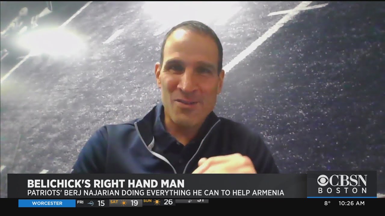 Patriots Berj Najarian Doing Everything He Can To Help Armenia - YouTube