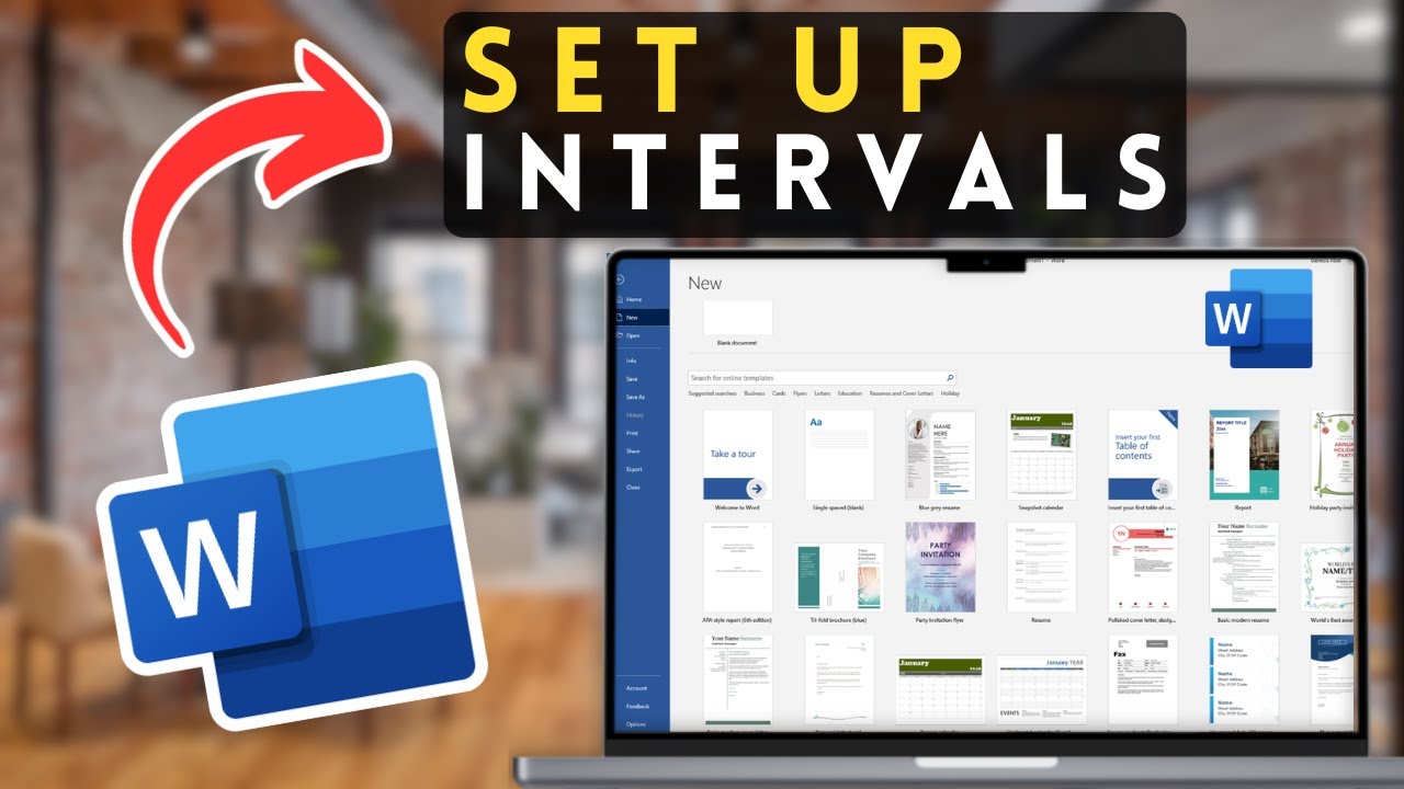 How to Set Up Intervals in Microsoft Word | MS Word Tutorial (2025 ...