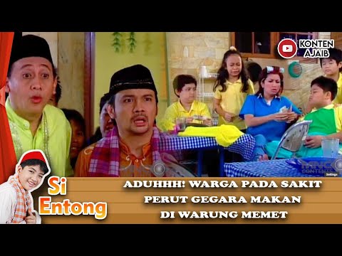 ADUHHH! WARGA PADA SAKIT PERUT GEGARA MAKAN DI WARUNG MEMET - SI ENTONG