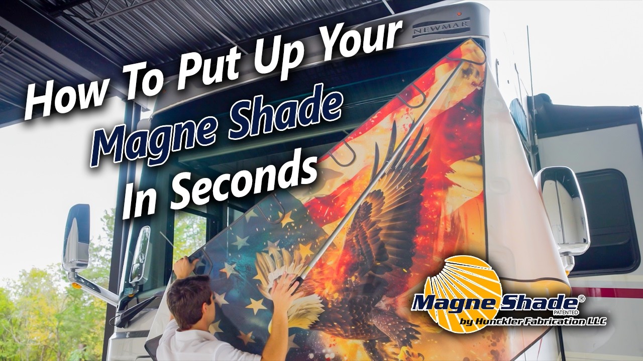 Magne Shade® - Up in Seconds With a Rod - YouTube