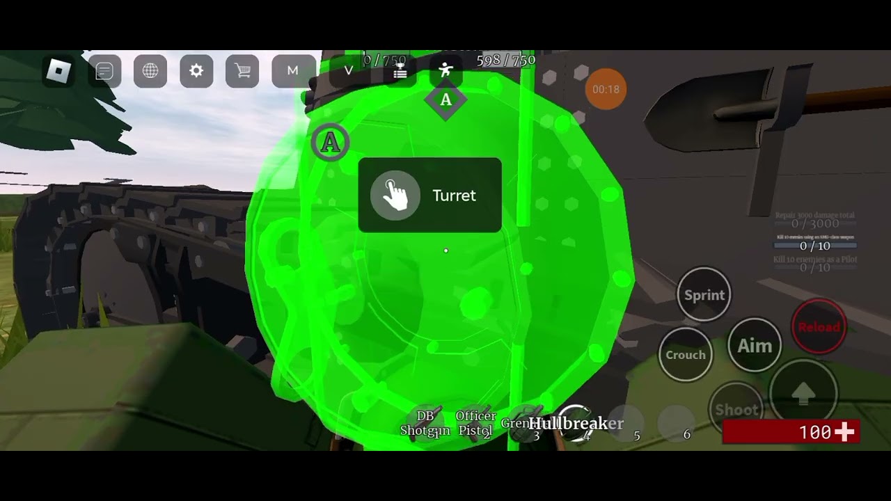 the entlein light tank - airship assault - YouTube