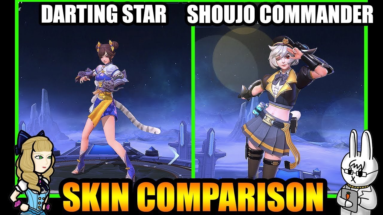 WAN WAN SHOUJO COMMANDER SKIN EFFECTS VS. DARTING STAR - MLBB SKIN ...