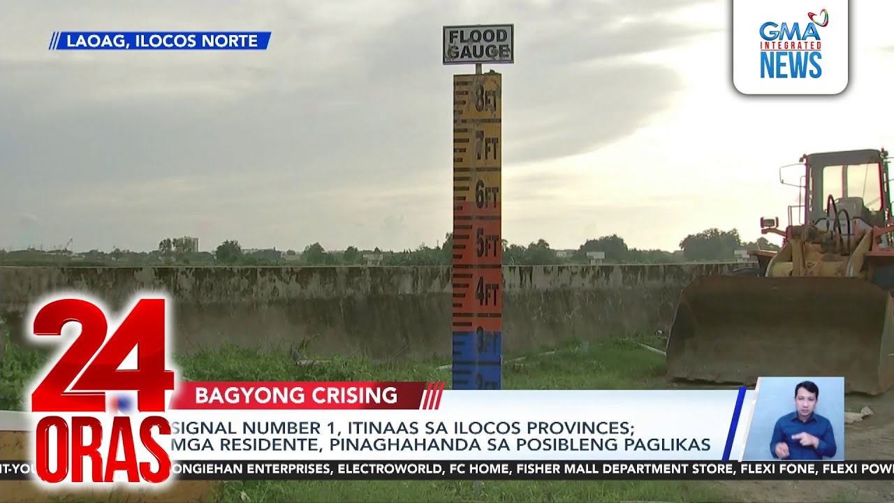 Signal number 1, itinaas sa Ilocos provinces; mga residente ...