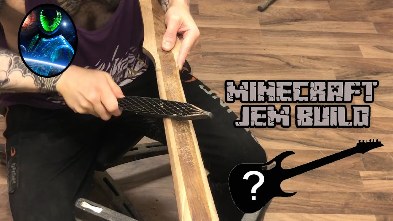 Minecraft Jem Guitar built from Scrap Part 19 - YouTube