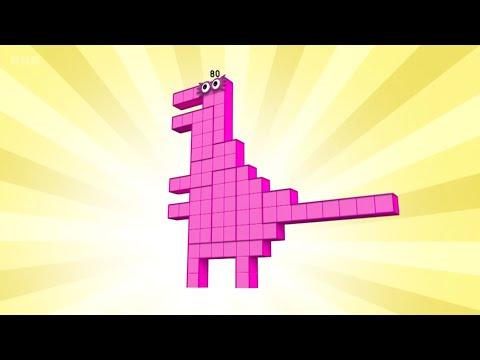 Numberblocks 80 example with big tum - YouTube