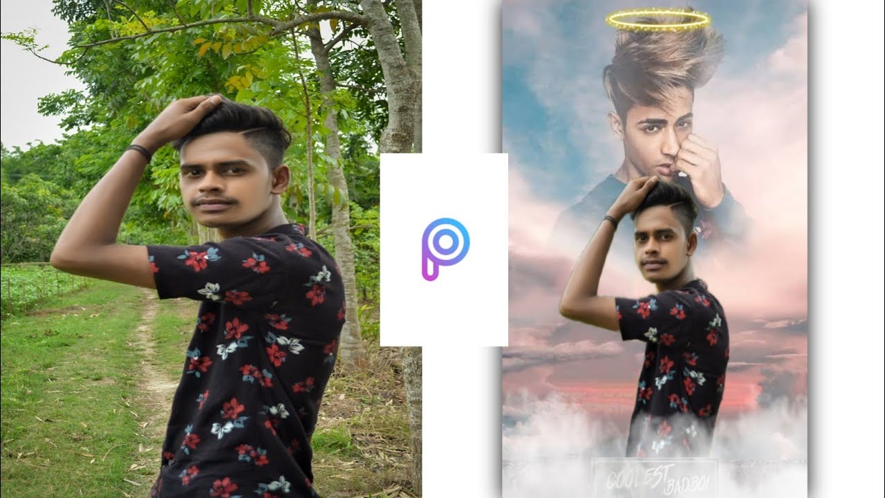 PICSART BAGROUND CHANGE PHOTO EDITING।। SIMPLE TRICK BY PICSART।। SUJAY ...