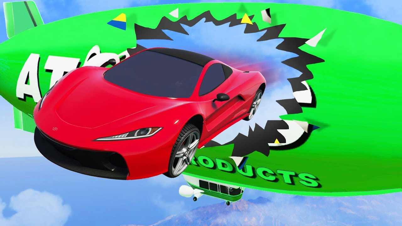 MILE HIGH Supercar OBSTACLE Course! - GTA 5 Funny Moments - YouTube